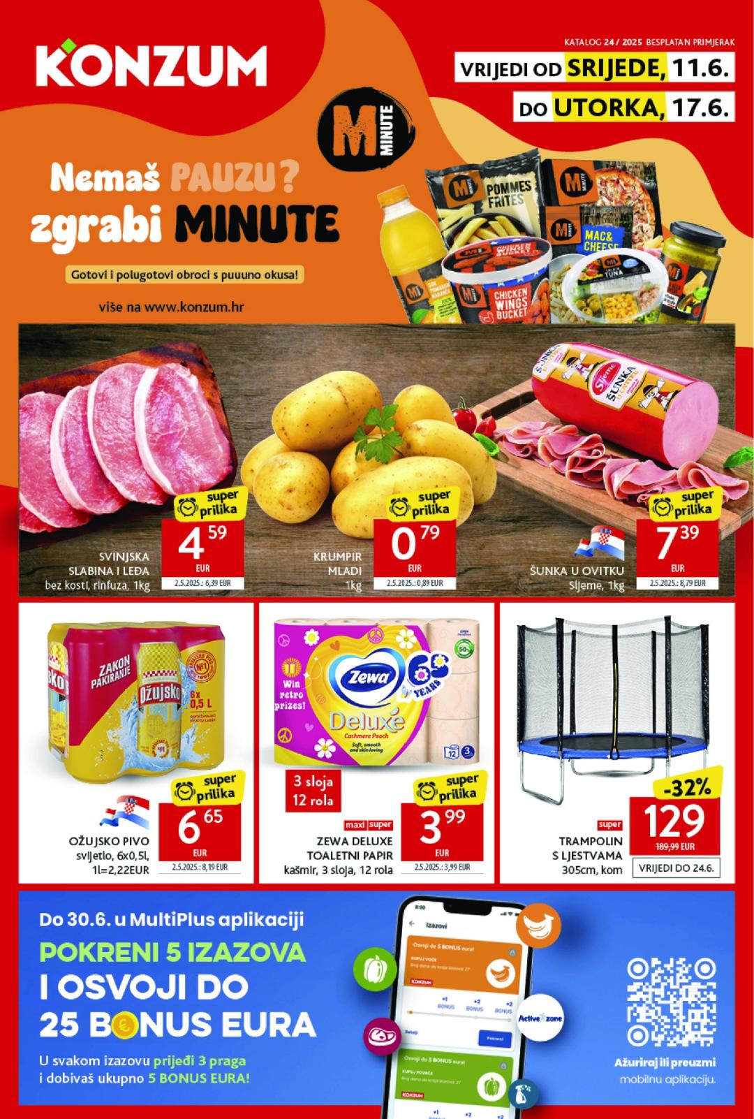 Konzum akcije, najnoviji katalozi i radna vremena | Promo24.hr