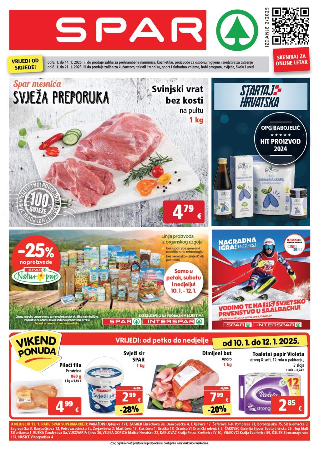 Spar akcije, najnoviji katalozi i radna vremena | Promo24.hr