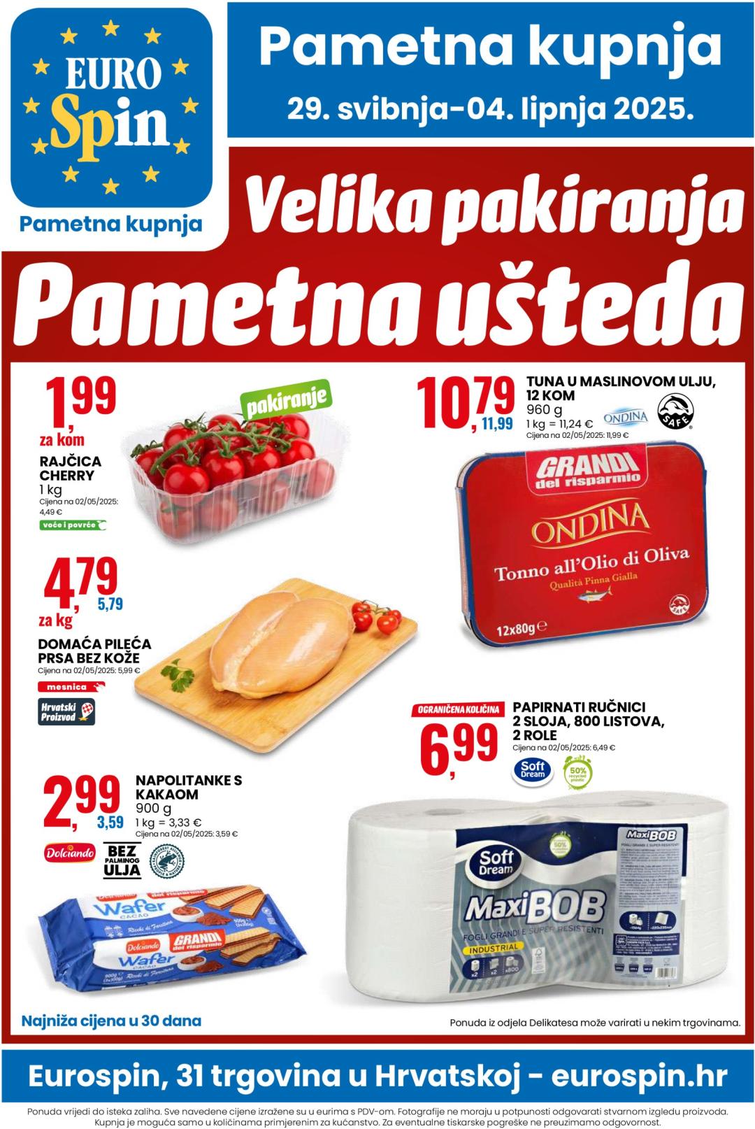 Eurospin akcije, najnoviji katalozi i radna vremena | Promo24.hr