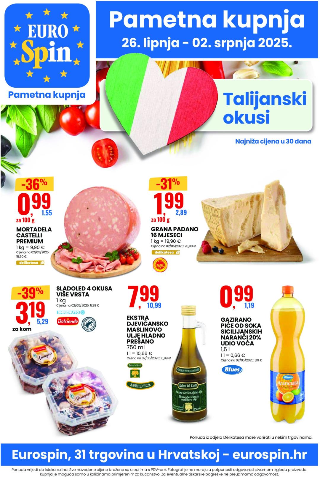 Eurospin akcije, najnoviji katalozi i radna vremena | Promo24.hr