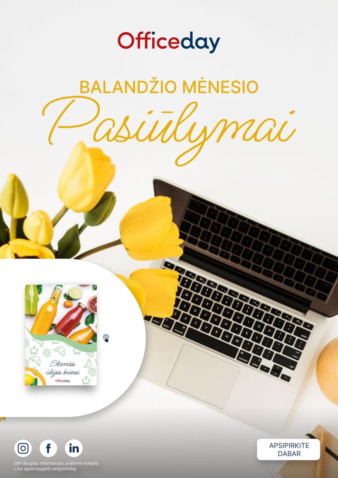 Officeday akcijos - naujausi pasiūlymai ir nuolaidos