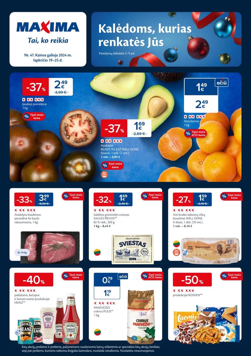 MAXIMA akcijos - naujausi pasiūlymai ir nuolaidos