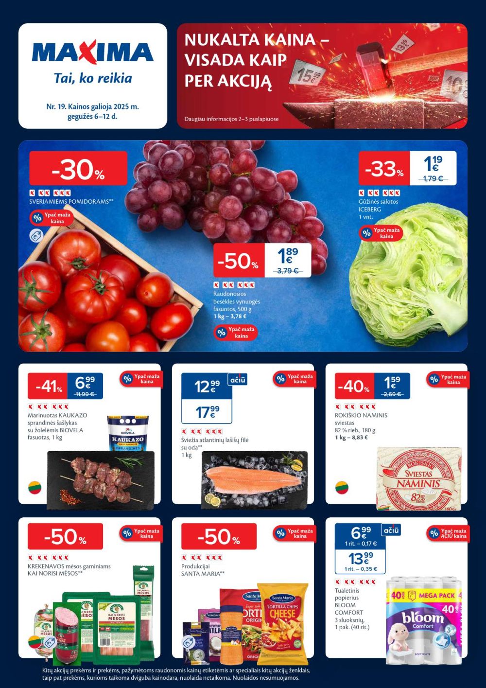 MAXIMA - Kaininis leidinys Nr.19 (2025 05 06 - 2025 05 12)