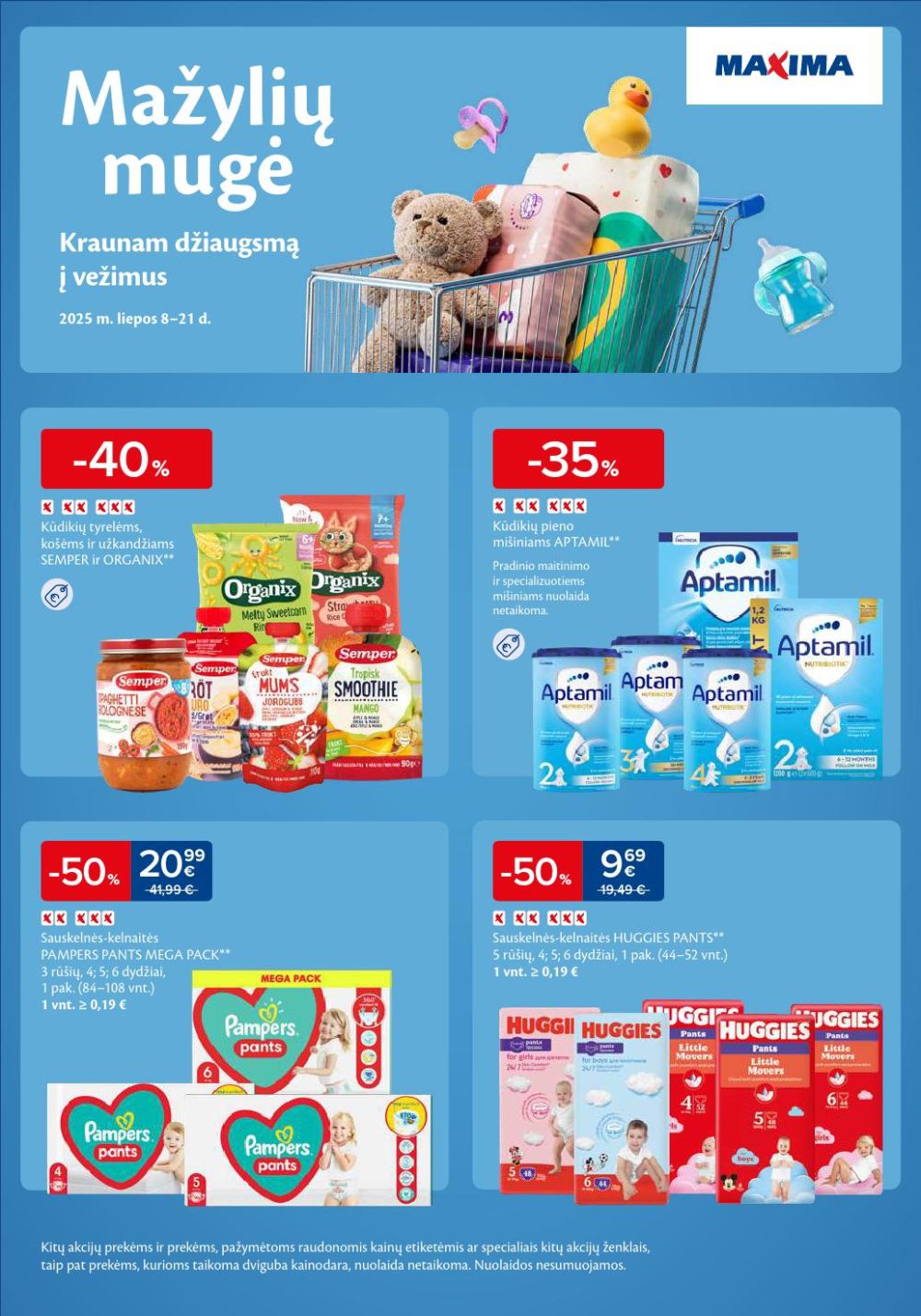 MAXIMA akcijos - naujausi pasiūlymai ir nuolaidos