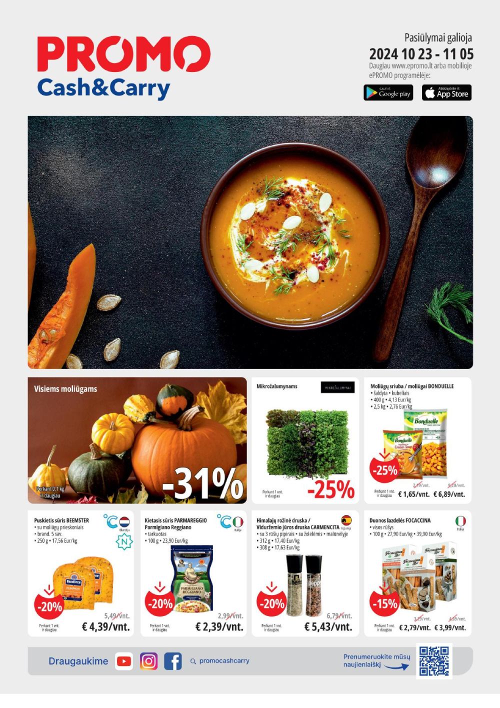 PROMO Cash&Carry akcijos - naujausi pasiūlymai ir nuolaidos