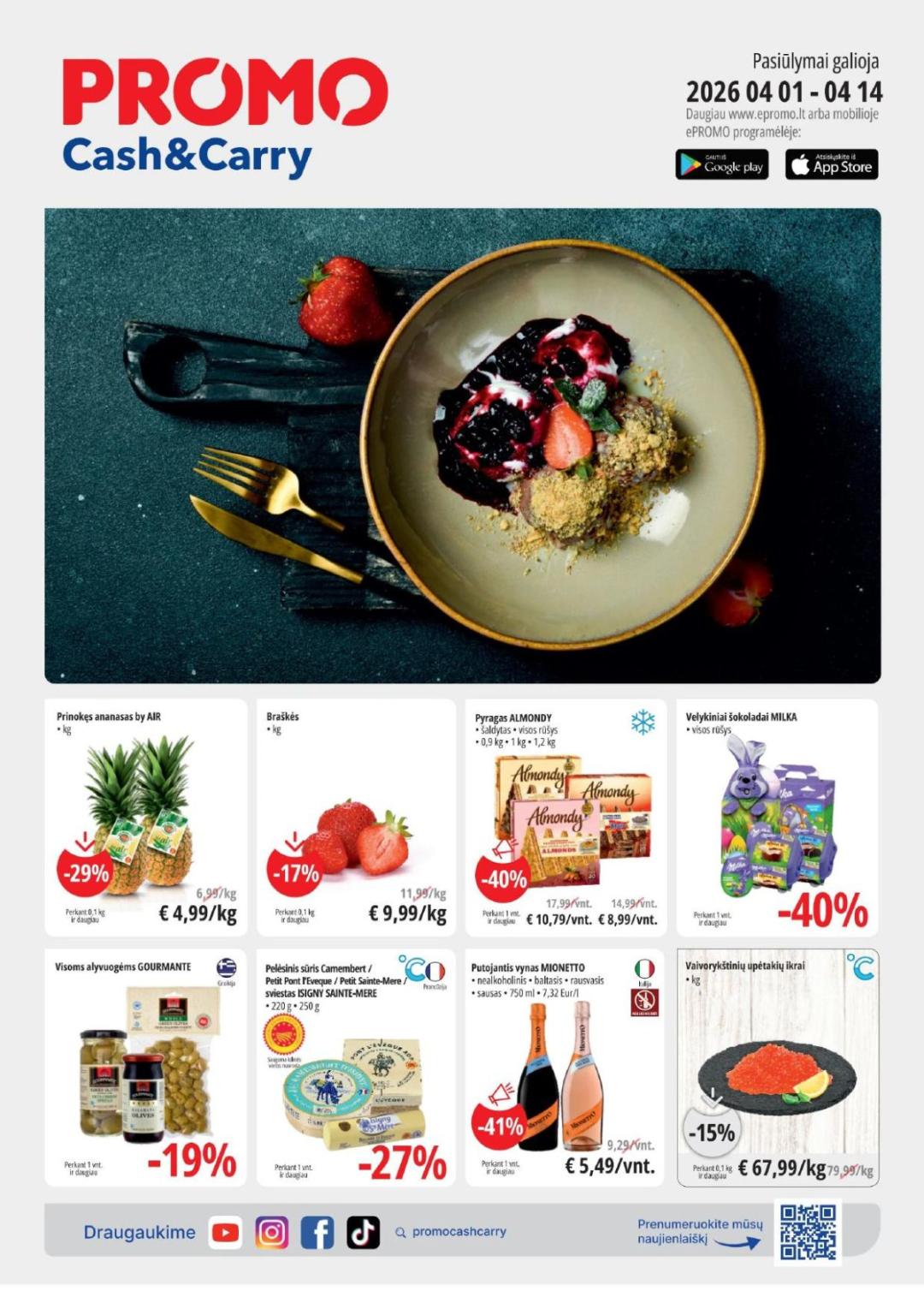 PROMO Cash&Carry akcijos - naujausi pasiūlymai ir nuolaidos
