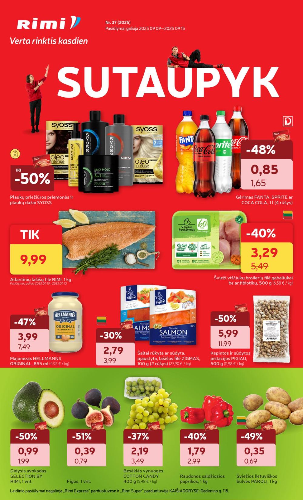 RIMI akcijos - naujausi pasiūlymai ir nuolaidos