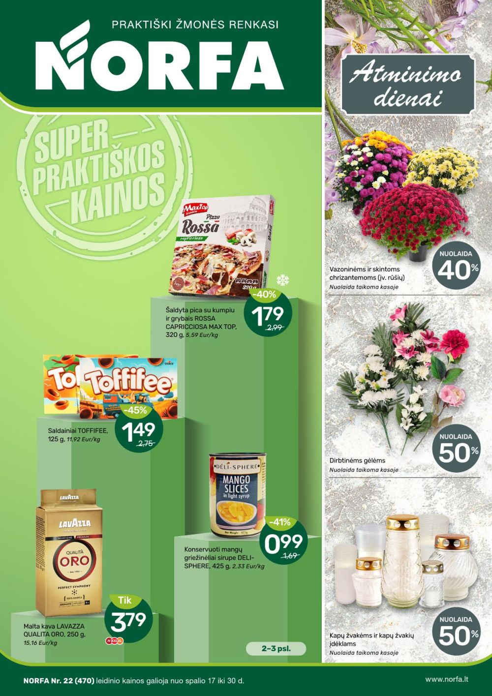 NORFA akcijos, naujausi leidiniai ir darbo laikai | Nuolaidos.lt