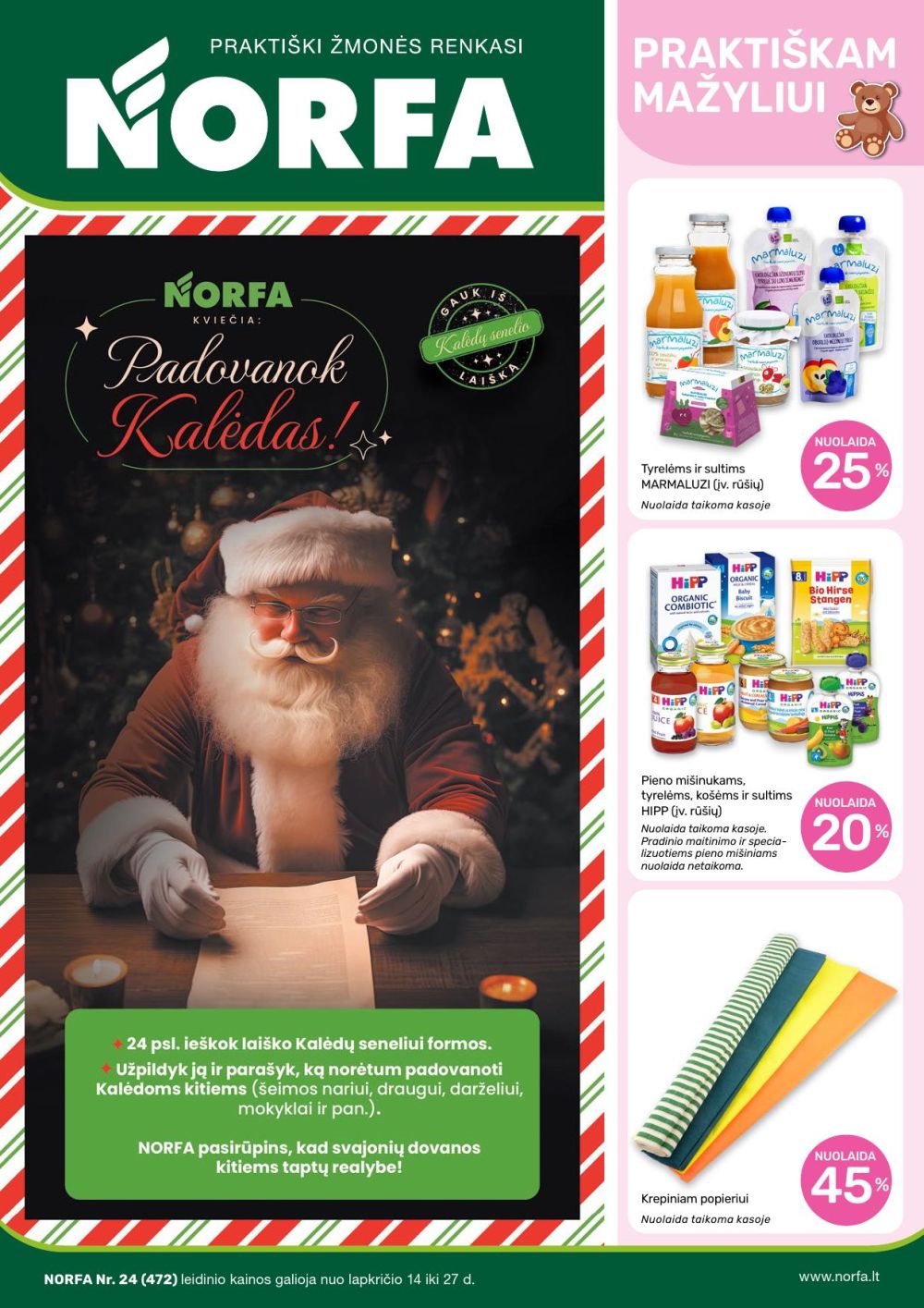 NORFA akcijos - naujausi pasiūlymai ir nuolaidos