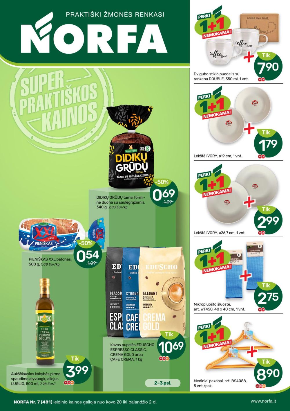 NORFA akcijos, naujausi leidiniai ir darbo laikai | Nuolaidos.lt