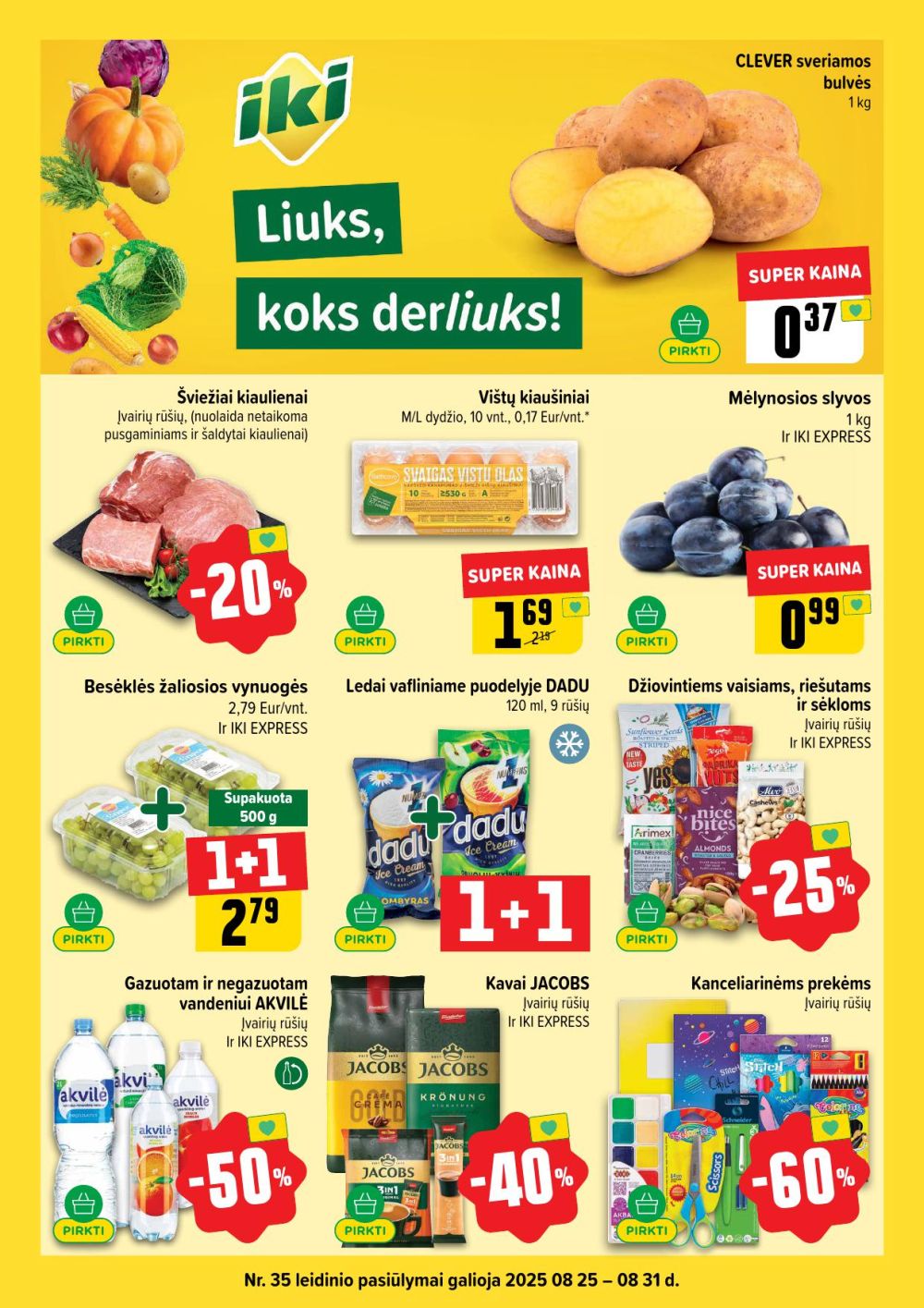 IKI akcijos - naujausi pasiūlymai ir nuolaidos