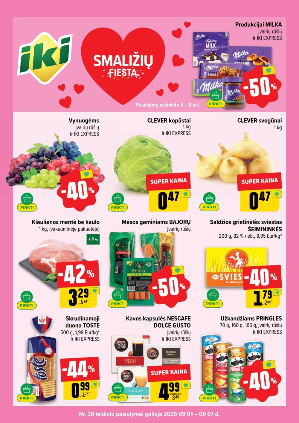 IKI akcijos - naujausi pasiūlymai ir nuolaidos