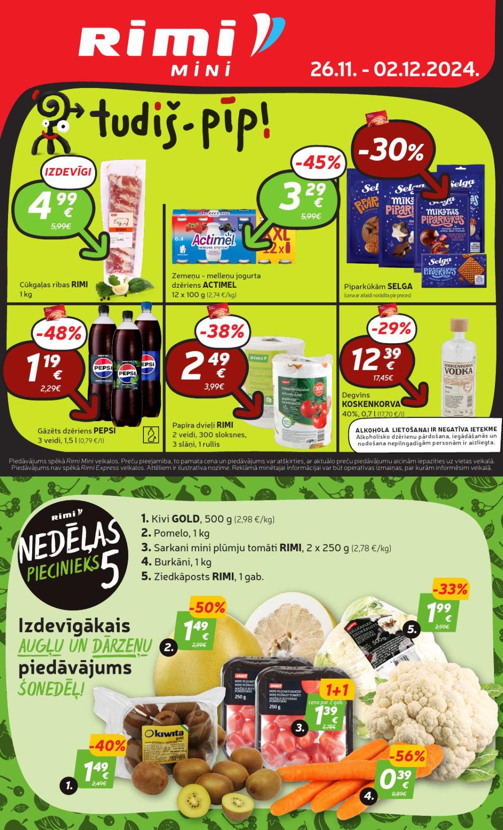 RIMI atlaides, jaunākie izdevumi un darba laiki | PromoAkcija.lv