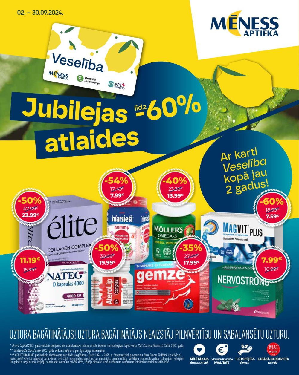 MENESS APTIEKA atlaides, jaunākie izdevumi un darba laiki | PromoAkcija.lv