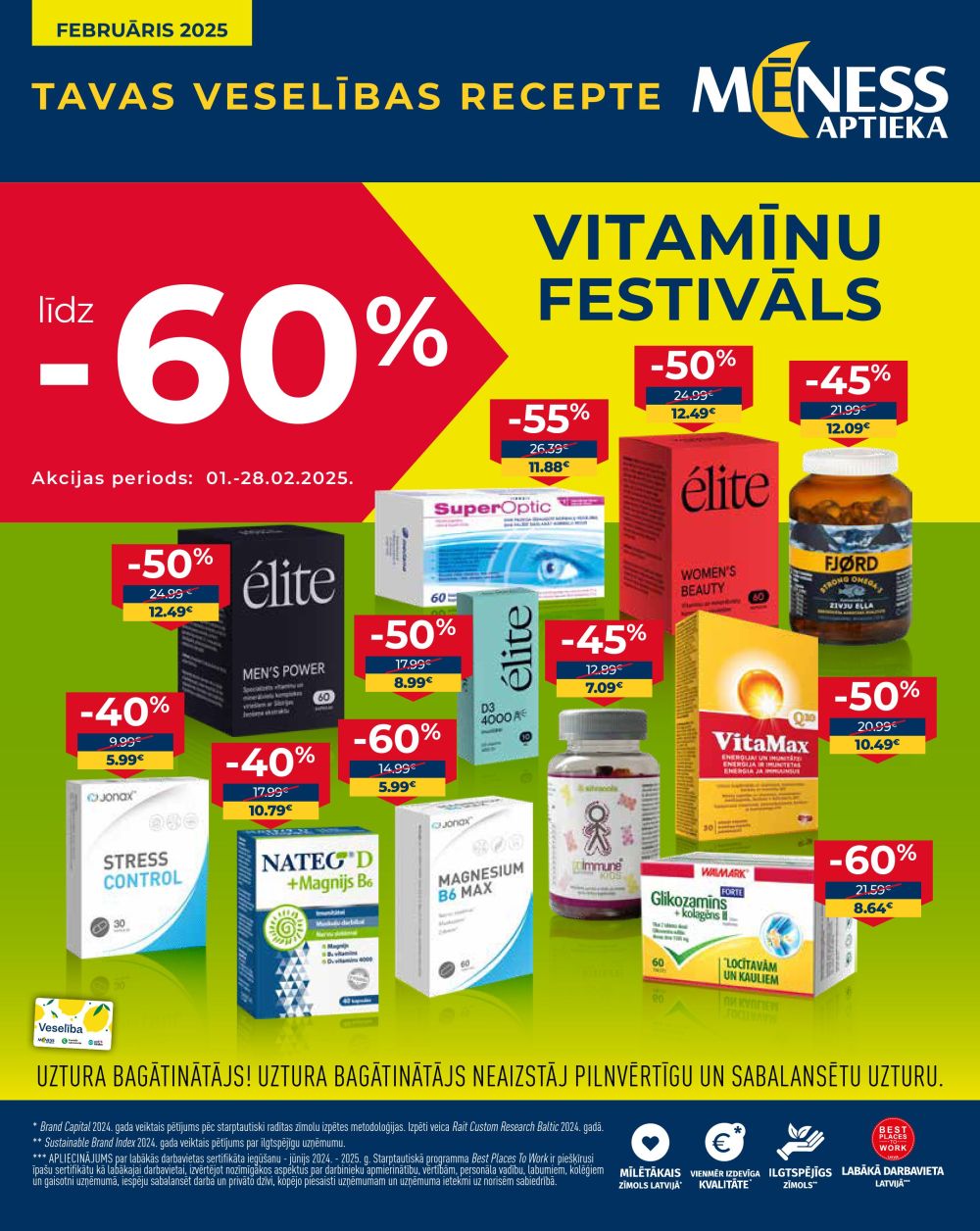 MENESS APTIEKA atlaides, jaunākie izdevumi un darba laiki | PromoAkcija.lv