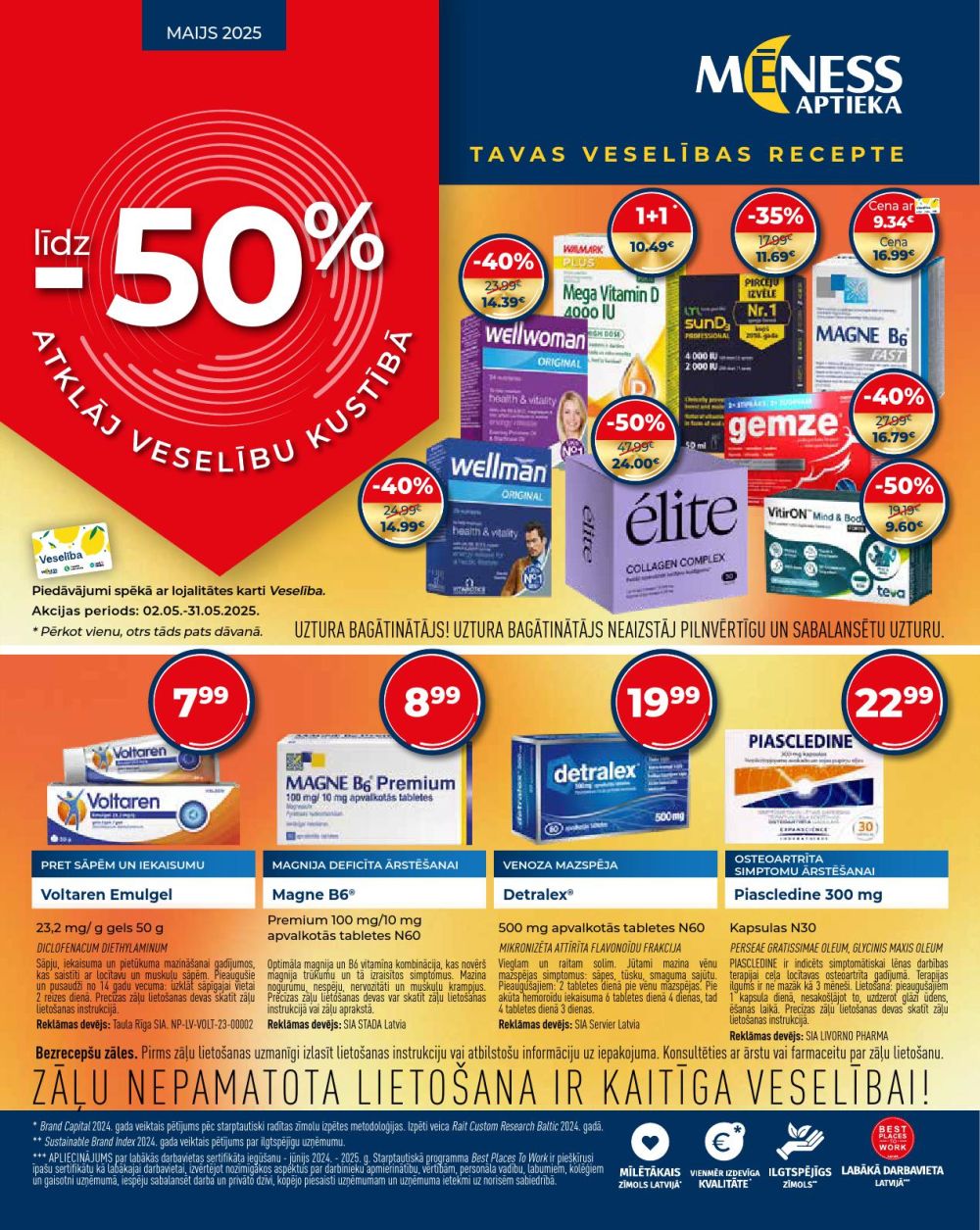 MENESS APTIEKA atlaides, jaunākie izdevumi un darba laiki | PromoAkcija.lv