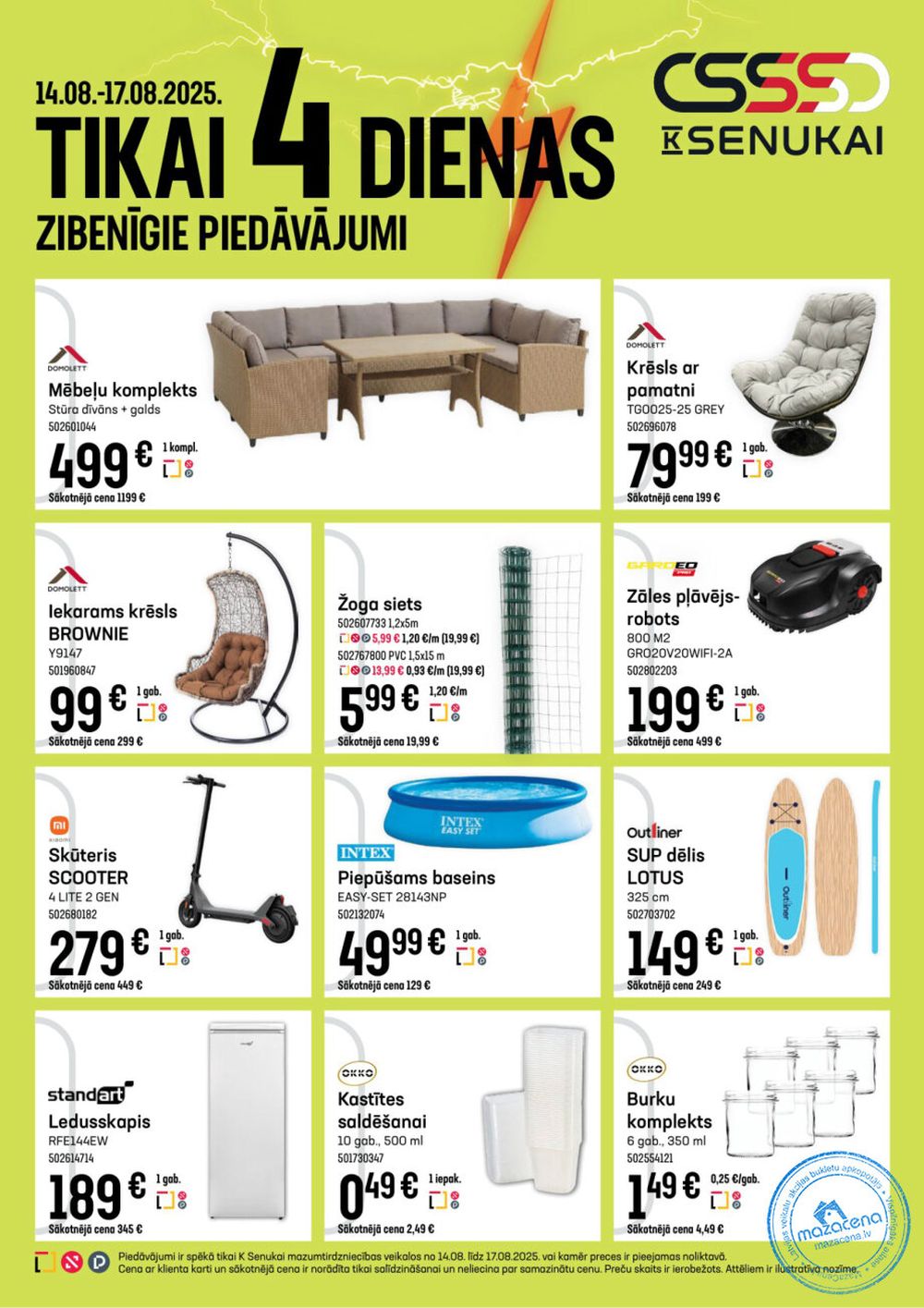 K-SENUKAI atlaides, jaunākie izdevumi un darba laiki | PromoAkcija.lv