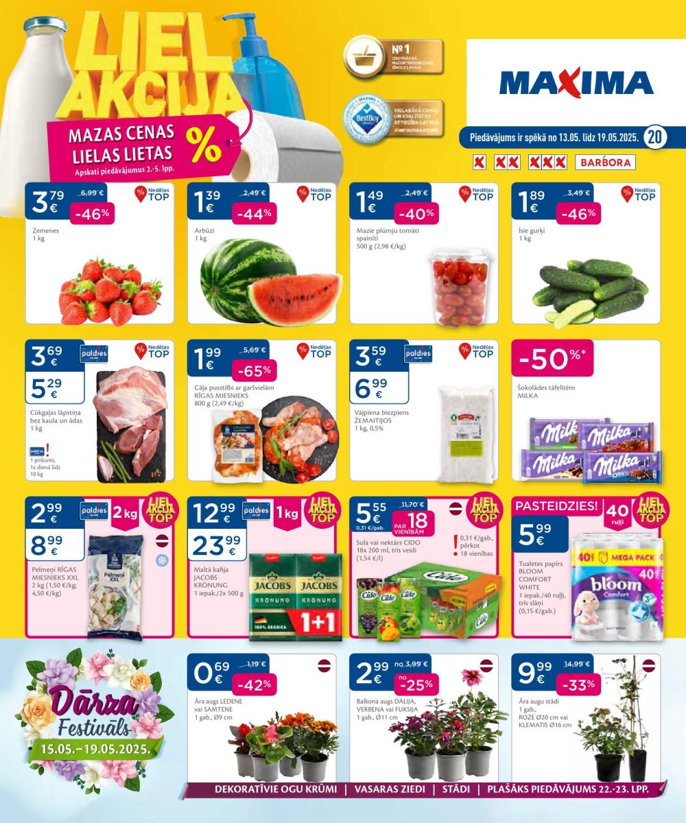 MAXIMA atlaides, jaunākie izdevumi un darba laiki | PromoAkcija.lv
