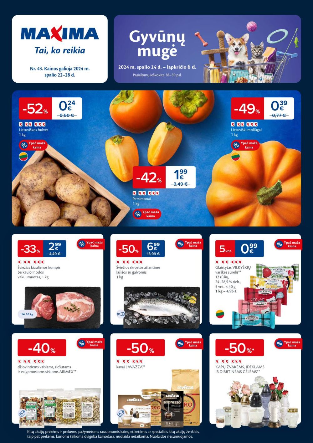MAXIMA akcijos, naujausi leidiniai ir darbo laikai | Nuolaidos.lt