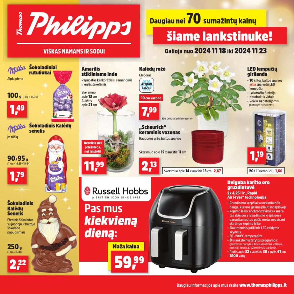 THOMAS PHILIPPS akcijos - naujausi pasiūlymai ir nuolaidos