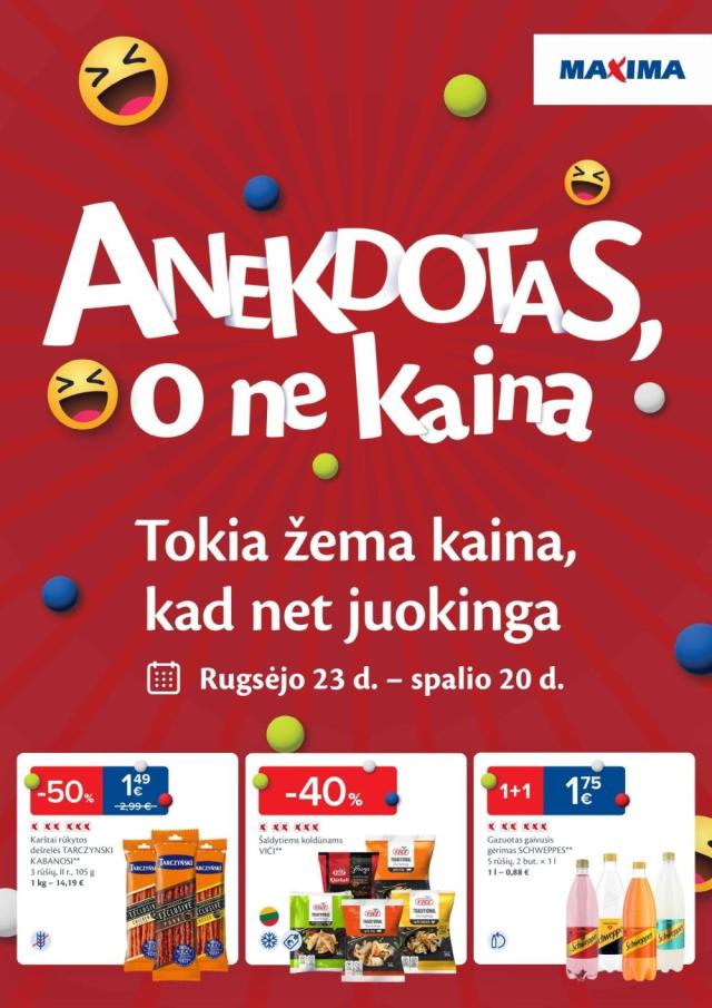 MAXIMA akcijos - naujausi pasiūlymai ir nuolaidos