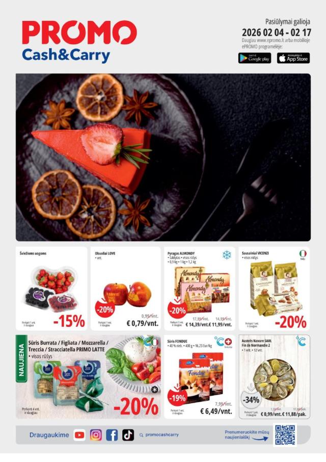 PROMO Cash&Carry akcijos - naujausi pasiūlymai ir nuolaidos