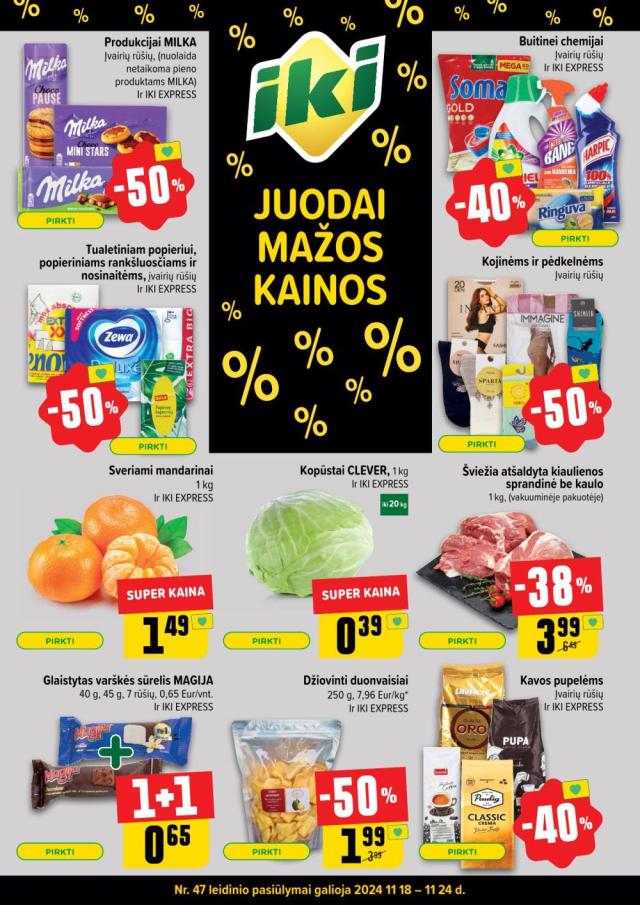 IKI akcijos - naujausi pasiūlymai ir nuolaidos