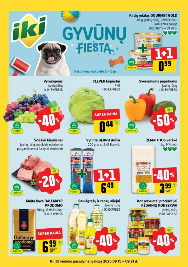 IKI akcijos - naujausi pasiūlymai ir nuolaidos