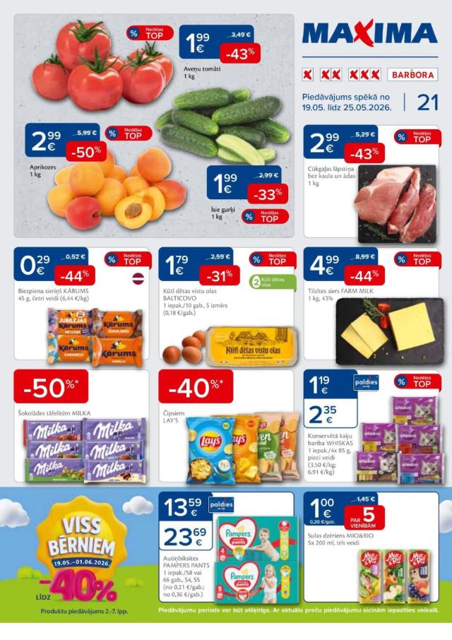 MAXIMA atlaides, jaunākie izdevumi un darba laiki | PromoAkcija.lv