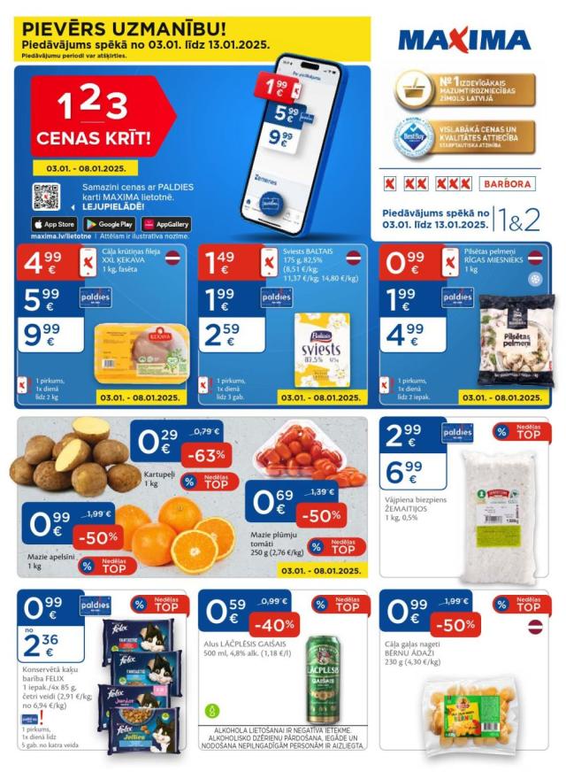MAXIMA atlaides, jaunākie izdevumi un darba laiki | PromoAkcija.lv
