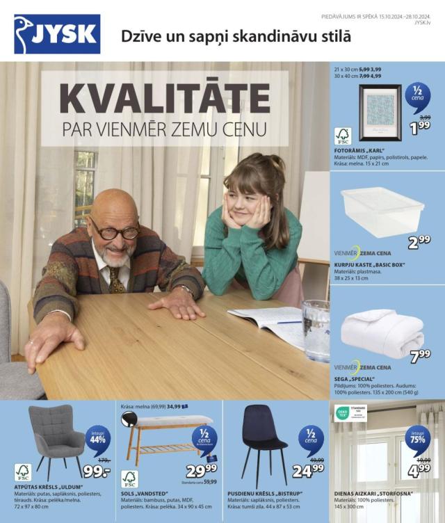 JYSK atlaides, jaunākie izdevumi un darba laiki | PromoAkcija.lv